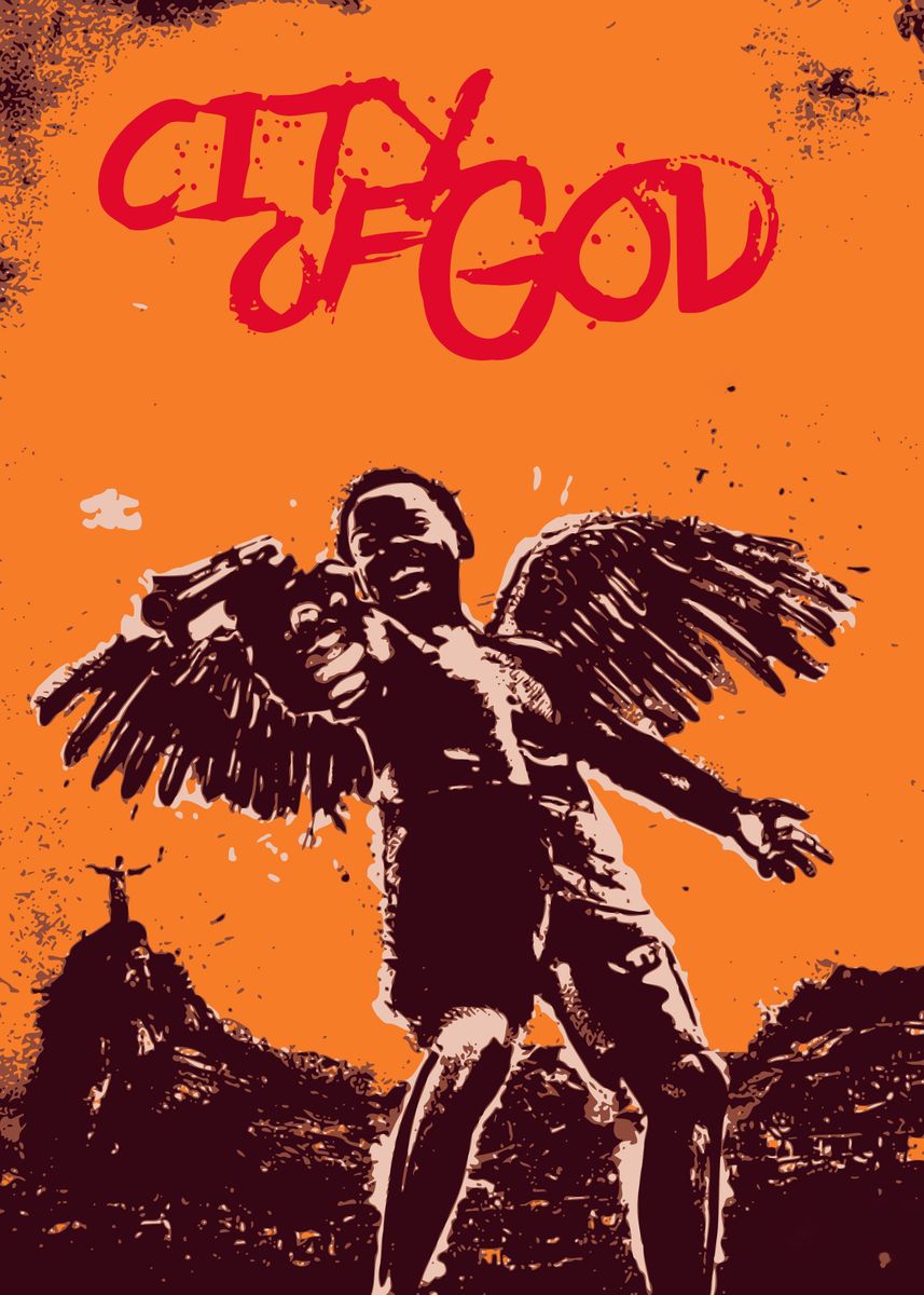 'City Of God' Poster, picture, metal print, paint by pron ludwig | Displate