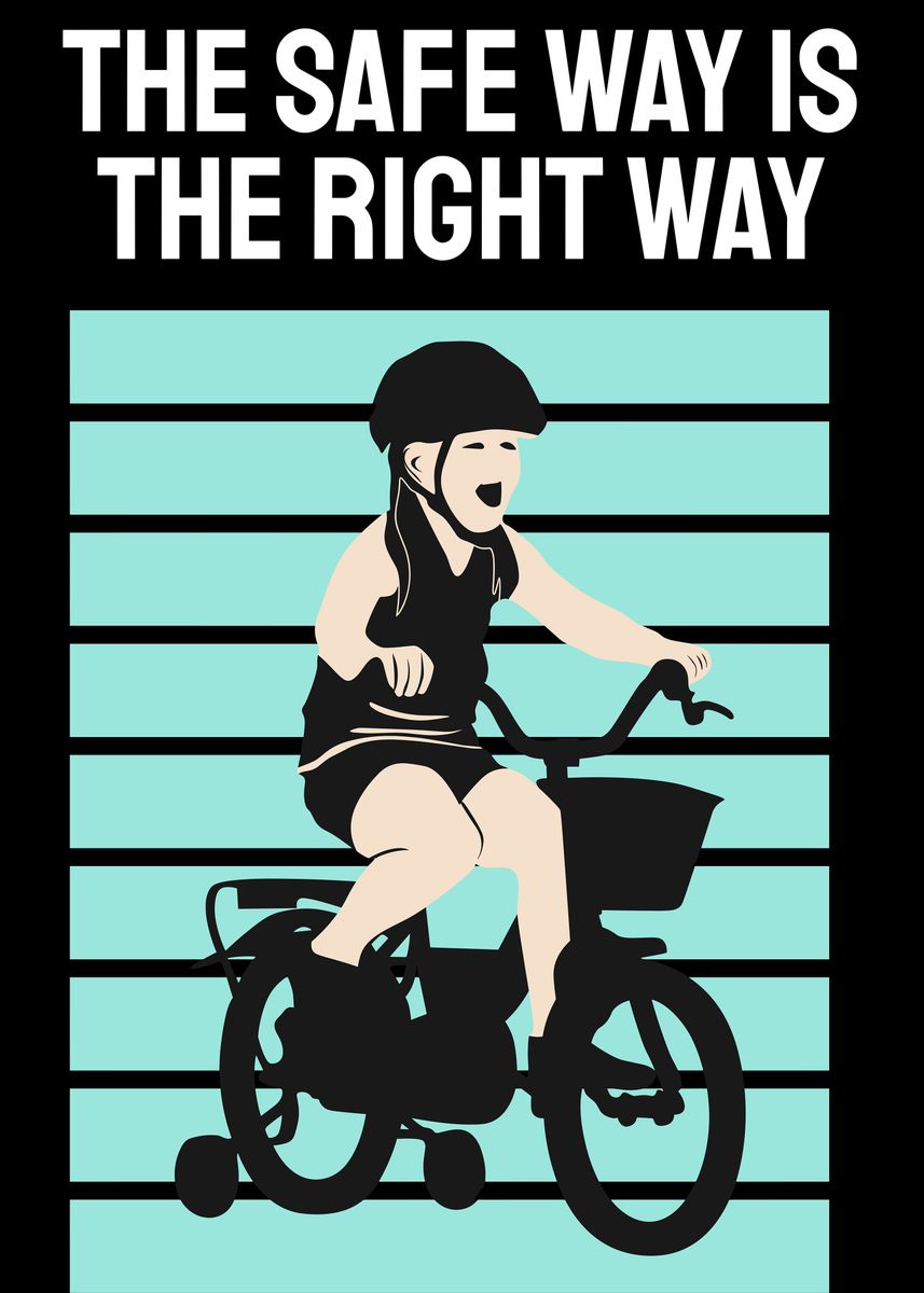 'The Safe Way' Poster, picture, metal print, paint by Erick Sato | Displate