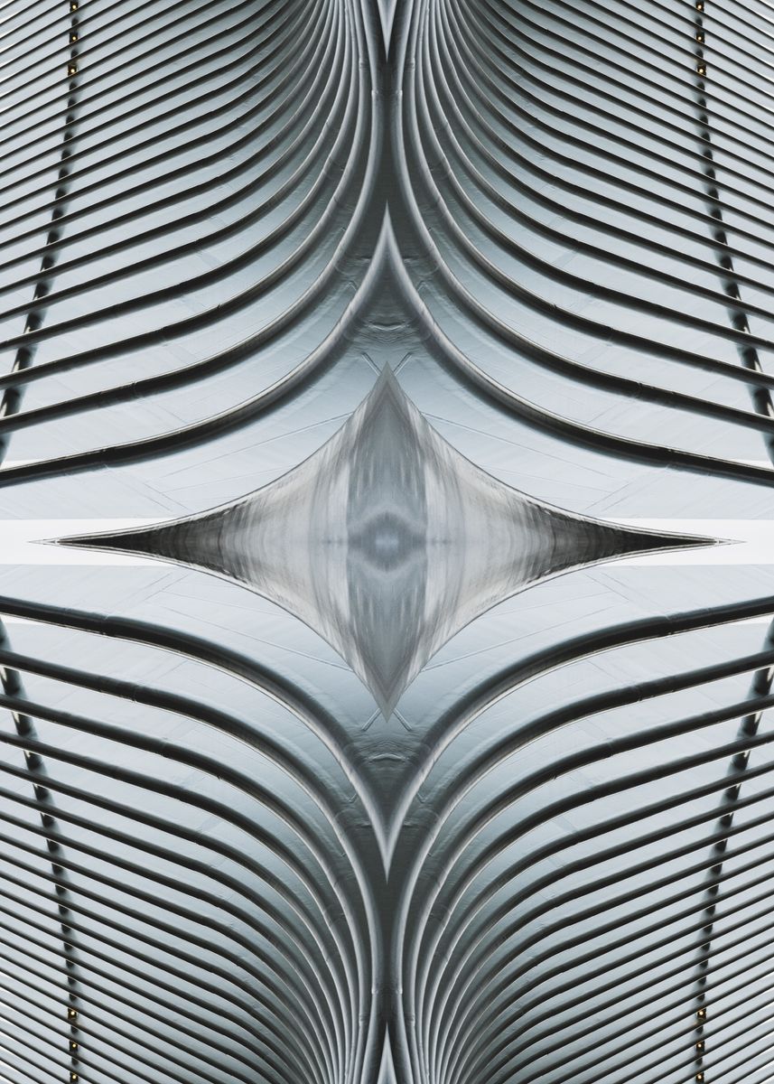 'Structural Symmetry 23' Poster, picture, metal print, paint by Mirror ...