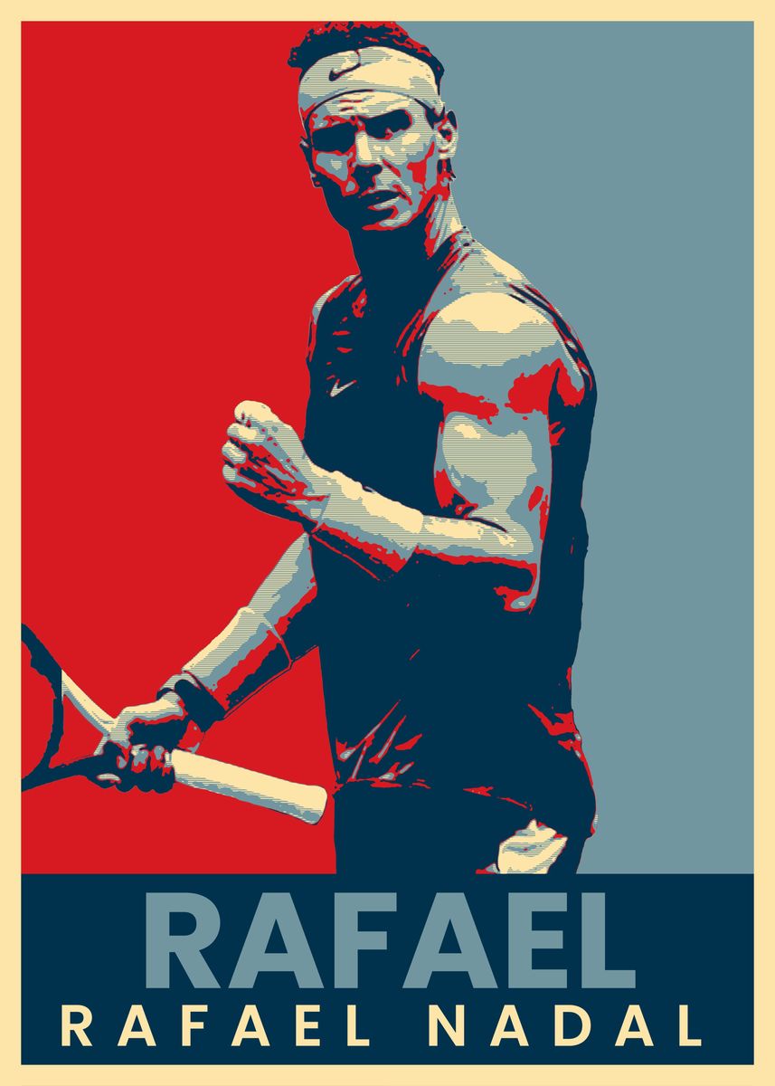 'RAFAEL NADAL' Poster, picture, metal print, paint by awesome posters ...