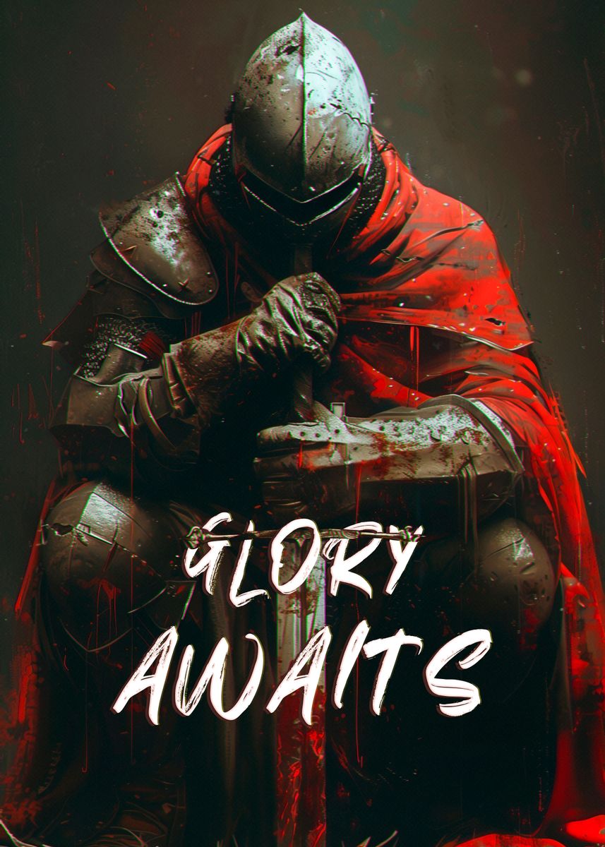 'Glory Awaits' Poster, picture, metal print, paint by The creative Hub ...