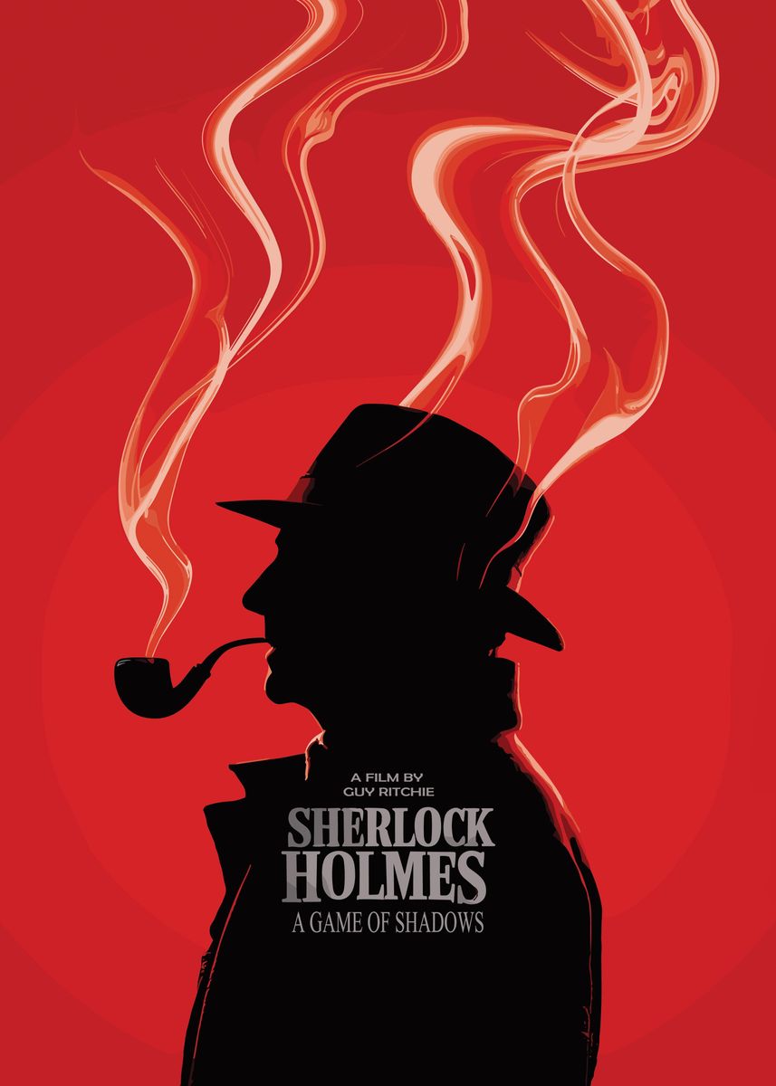 'Sherlock Holmes' Poster, picture, metal print, paint by sekarayu ...
