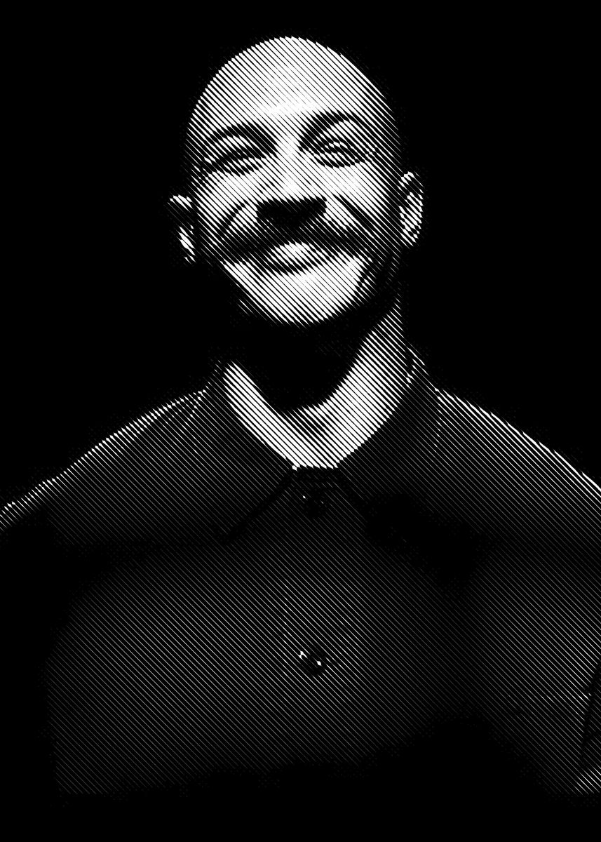 'bronson line art movie' Poster, picture, metal print, paint by Top ...