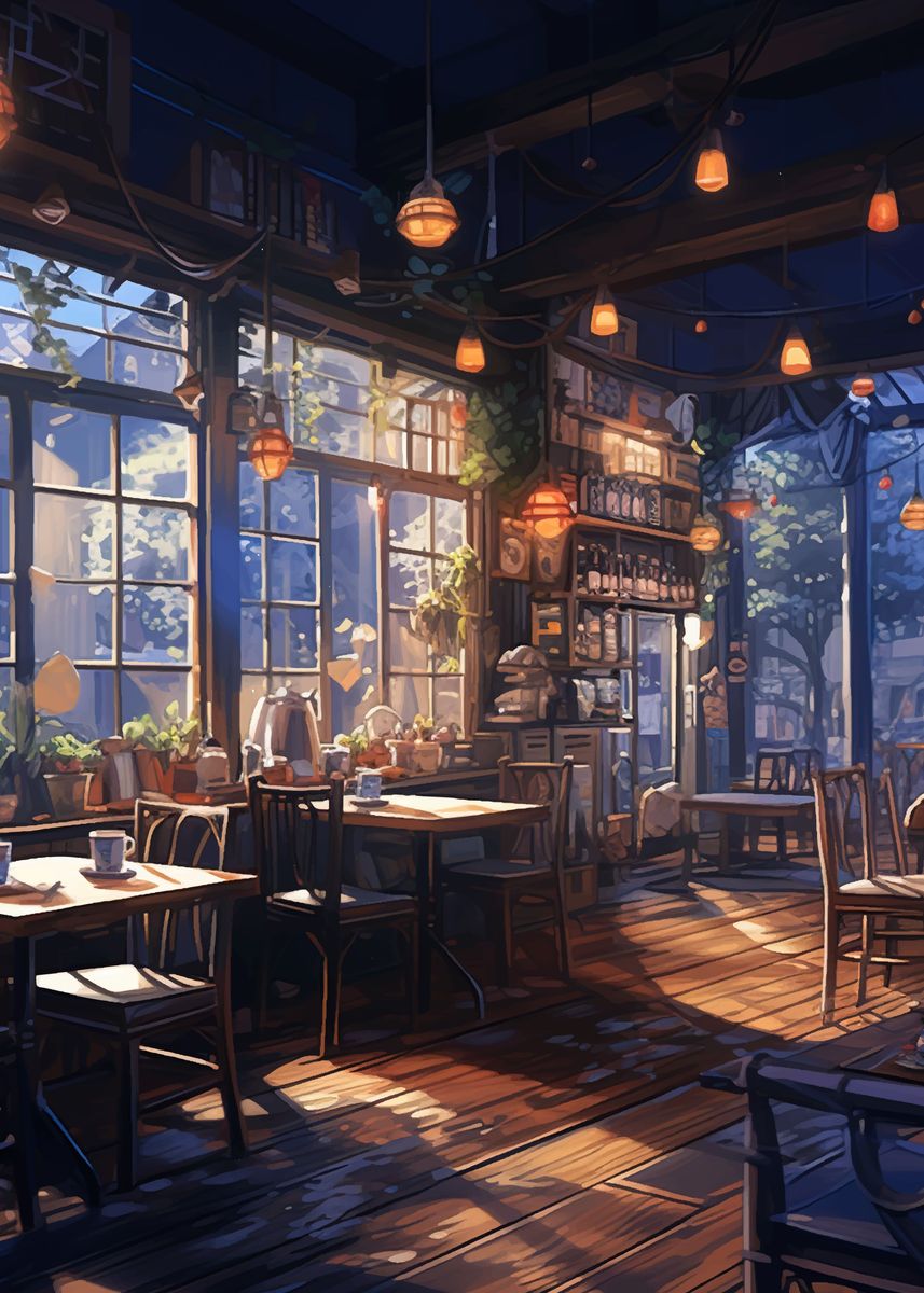 'Beautiful Street Corner' Poster, picture, metal print, paint by ...