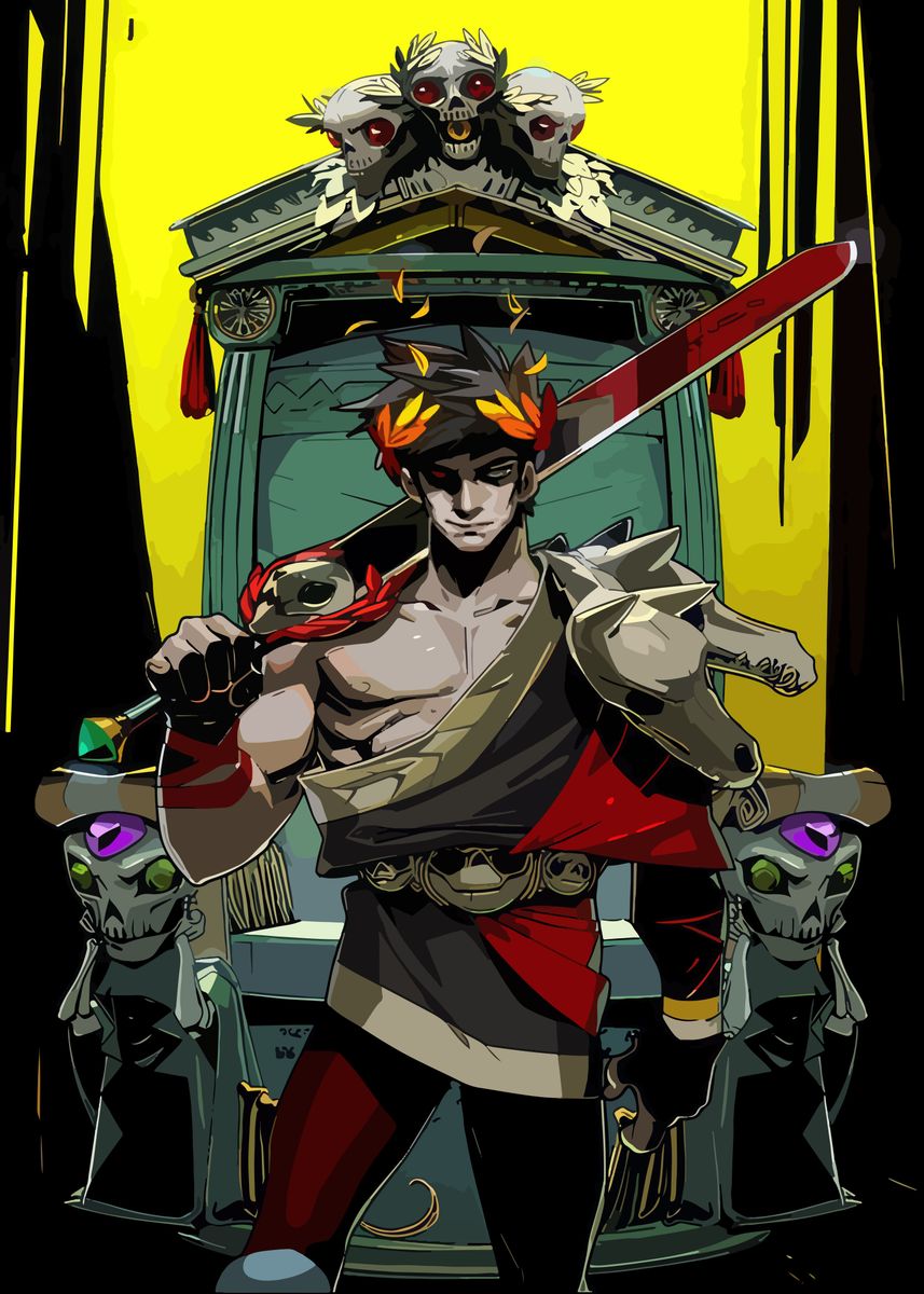 'hades game fantasy' Poster, picture, metal print, paint by Amanda ...
