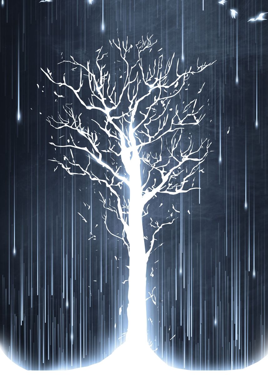 'Sapling' Poster, picture, metal print, paint by Chasing Artwork | Displate