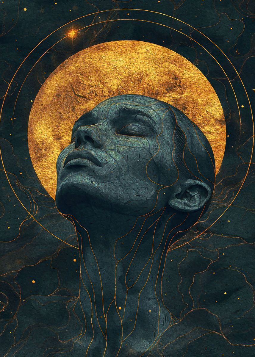 'sadness avatar' Poster, picture, metal print, paint by Hanan | Displate