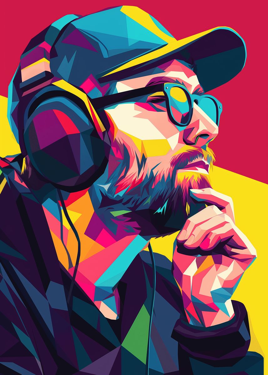 'Jurgen Klopp Wpap Pop Art' Poster, picture, metal print, paint by Mus ...