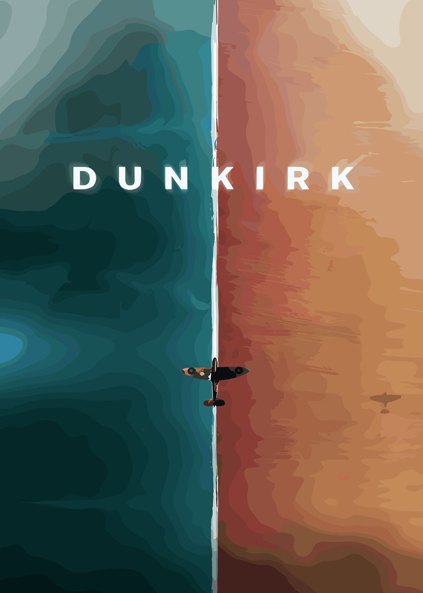 'dunkirk' Poster, picture, metal print, paint by sekarayu | Displate