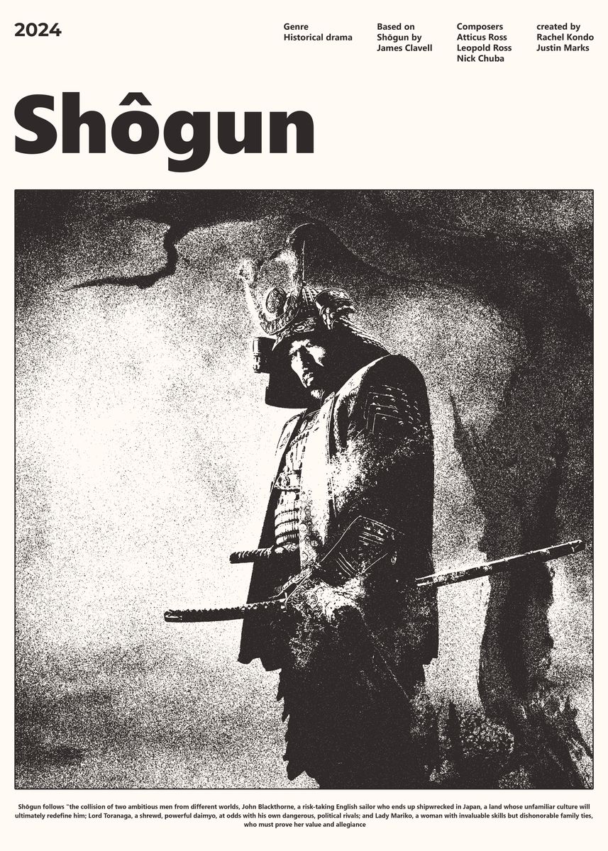 'Shogun 2024 series poster' Poster, picture, metal print, paint by Vyke ...