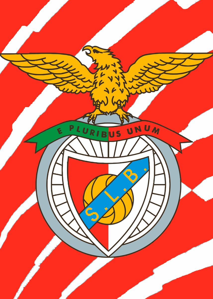'SL Benfica' Poster, picture, metal print, paint by fish laste | Displate