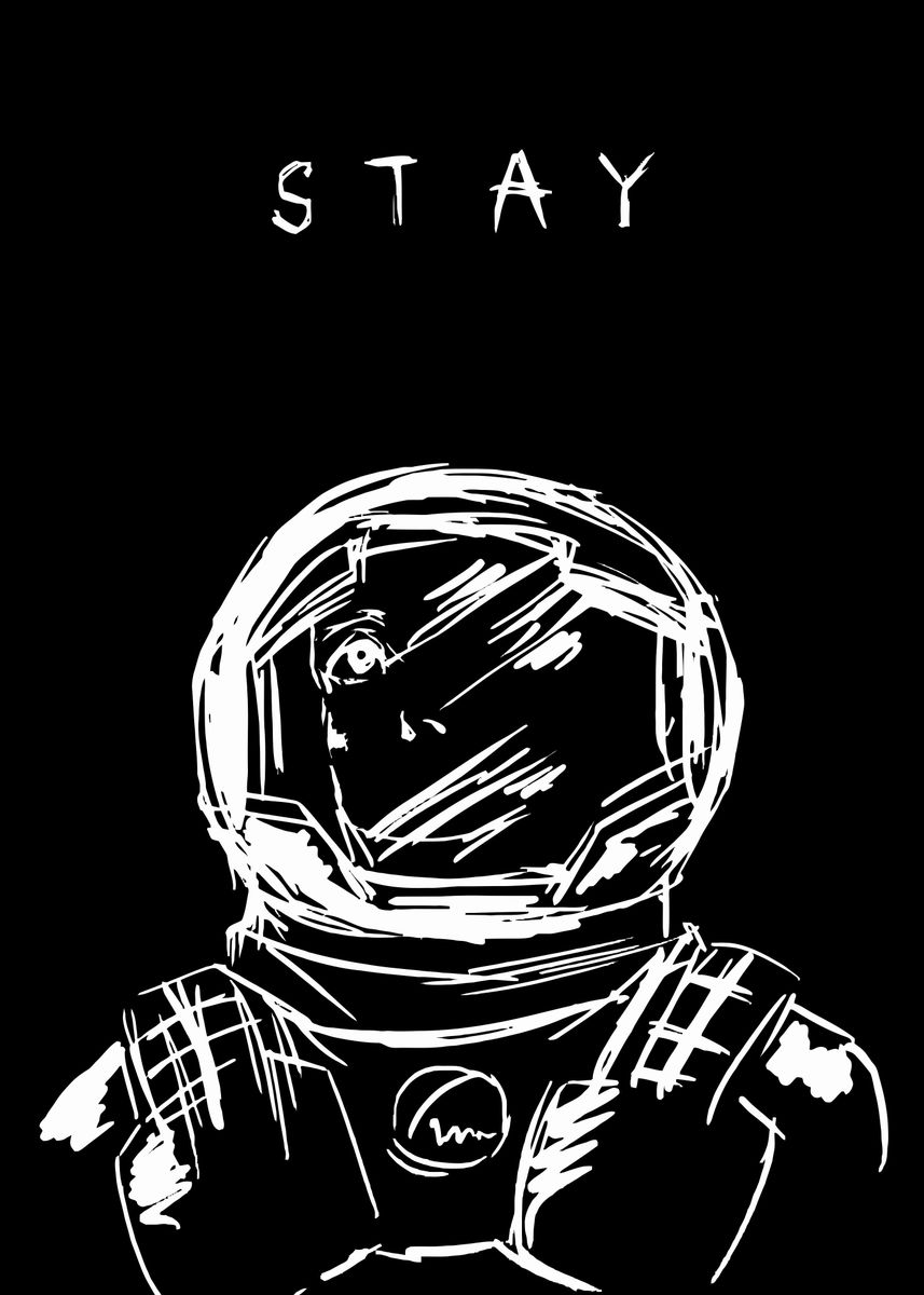 'Stay' Poster, picture, metal print, paint by Amar Maruf | Displate