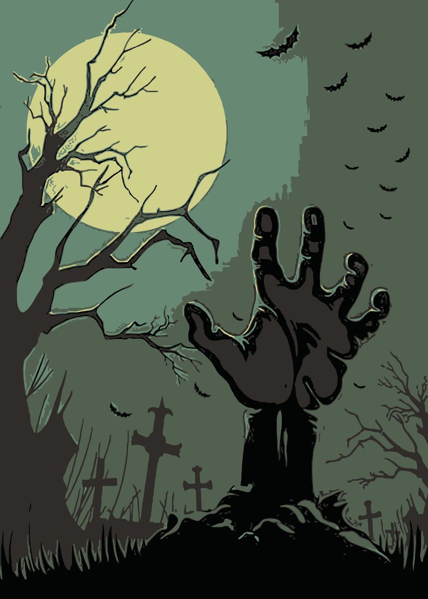 'Hand of Ghost' Poster, picture, metal print, paint by Amar Maruf ...