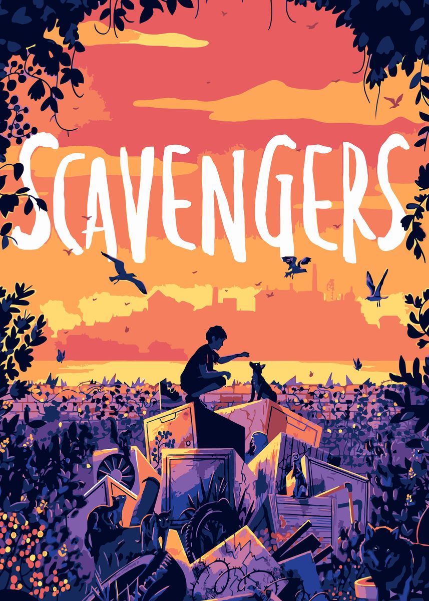 'Scavengers Novel Book' Poster, picture, metal print, paint by ridwan ...