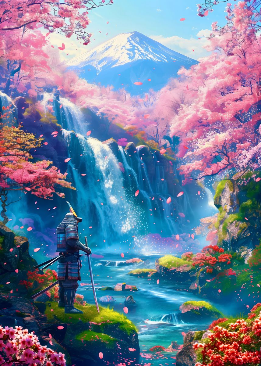 'Beautiful Scenery ' Poster, picture, metal print, paint by Simon ...