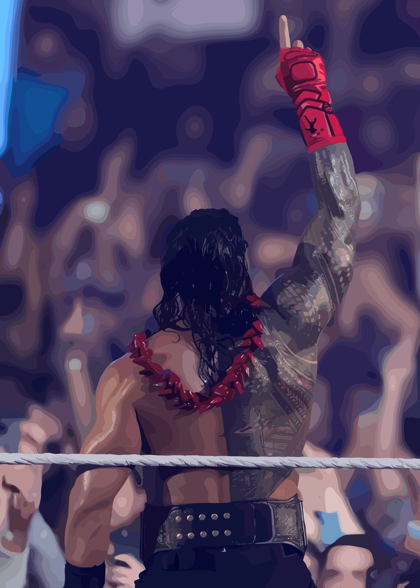 'Roman Reigns' Poster, picture, metal print, paint by DigitalArtistry ...