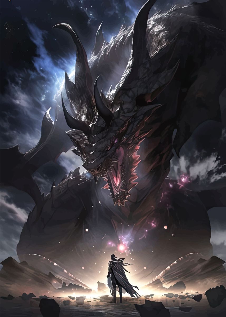 'dragon' Poster, picture, metal print, paint by ari santoso | Displate