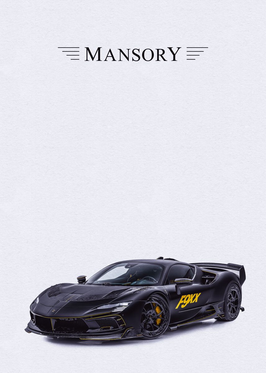 'MANSORY F9XX' Poster, picture, metal print, paint by Lee Rocks | Displate