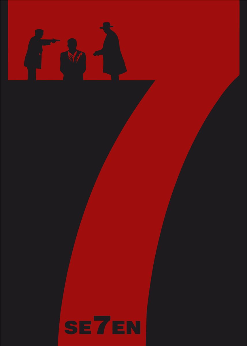 'Seven' Poster, picture, metal print, paint by sekarayu | Displate