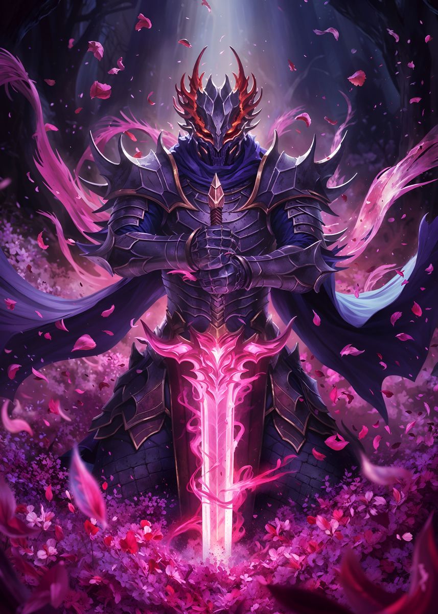 'Shadow of the Sakura' Poster, picture, metal print, paint by sekarayu ...