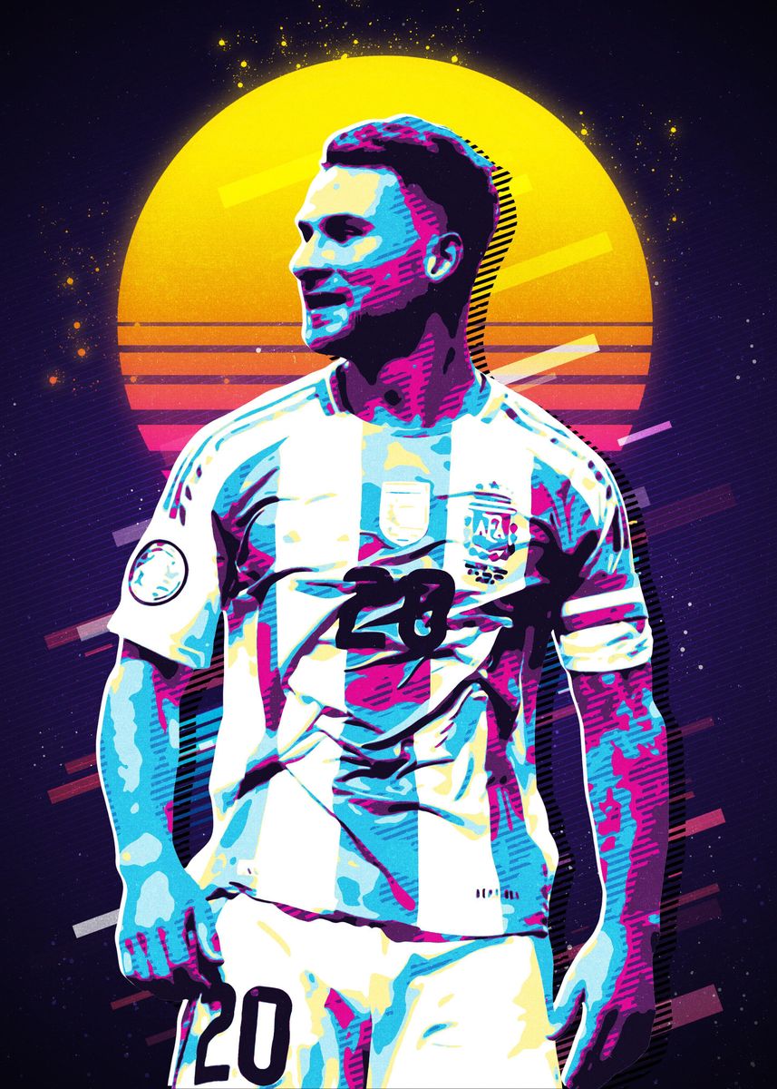 'Alexis Mac Allister' Poster, picture, metal print, paint by Tran Duc ...