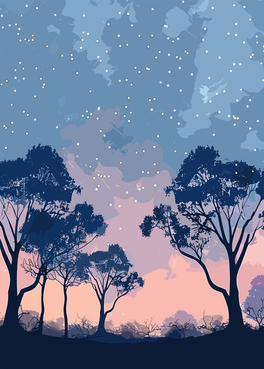 'Beautiful Sky' Poster, picture, metal print, paint by Firgiant ...