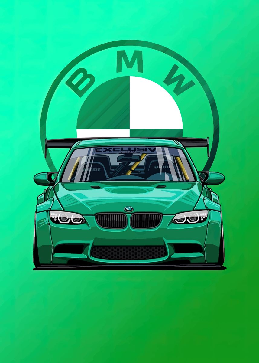 'BMW' Poster, picture, metal print, paint by simple man | Displate