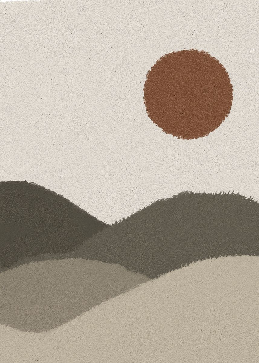 'Absract Nature Chalk' Poster, picture, metal print, paint by Wisnu ...