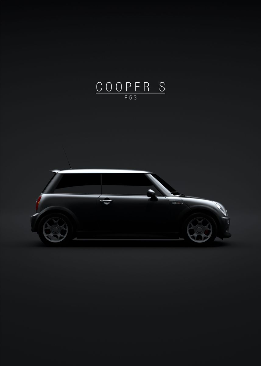 '2003 MINI Cooper S r53' Poster, picture, metal print, paint by 21 MXM ...