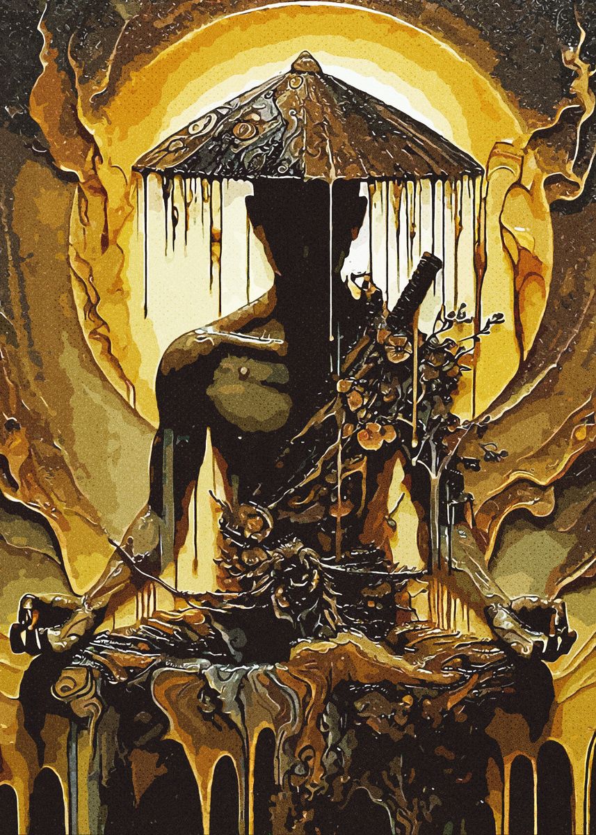 'Zen Resin ' Poster, picture, metal print, paint by Hamka Risha | Displate