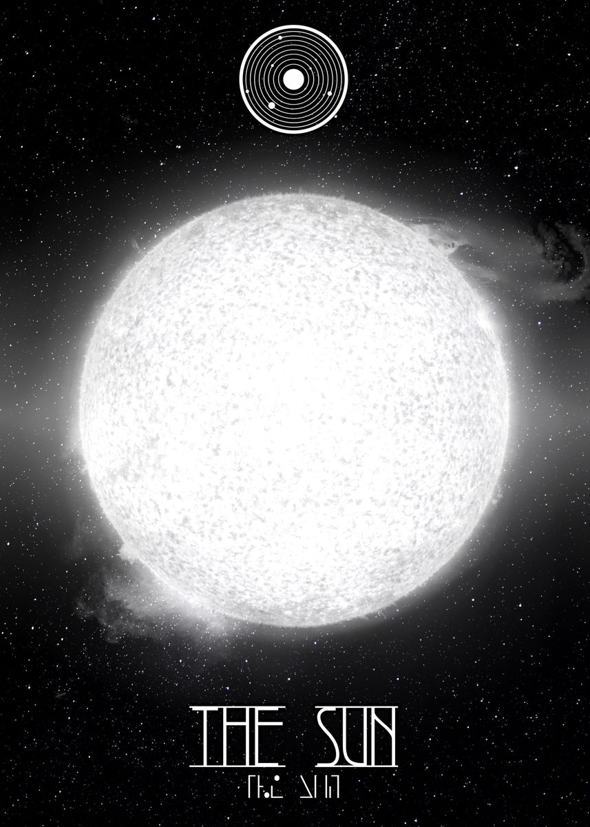 'The Sun' Poster, picture, metal print, paint by Geometrical Helianthus ...