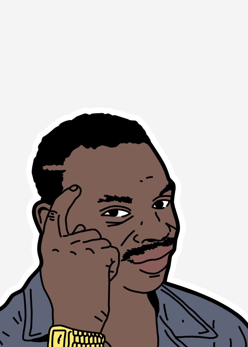 'Roll safe' Poster, picture, metal print, paint by ipart id | Displate