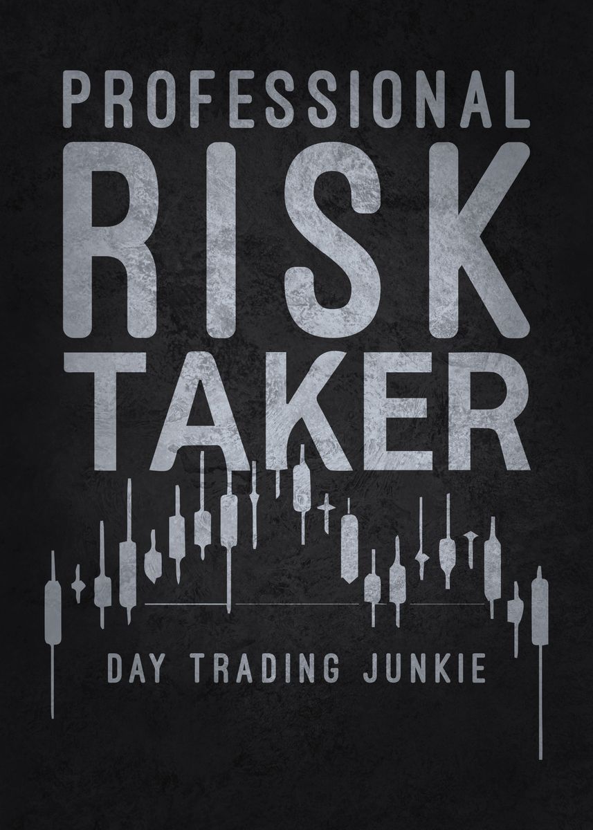 'Professional Risk Taker' Poster, picture, metal print, paint by CHAN ...