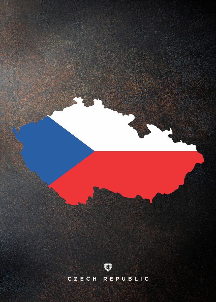 'chezia flag maps' Poster, picture, metal print, paint by The Artnesia ...