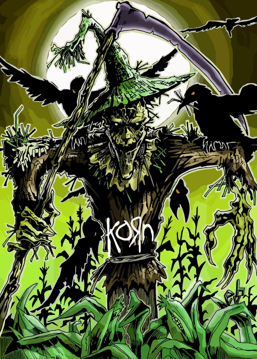 'korn rock rap metal band' Poster, picture, metal print, paint by Ebiet ...