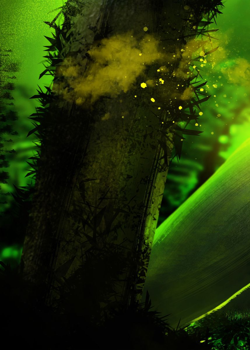 'The Nymph 1 on4' Poster, picture, metal print, paint by Dorian Bleynie ...