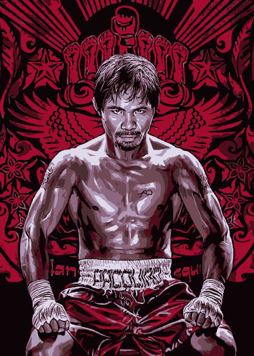 'Manny Pacquiao' Poster, picture, metal print, paint by KAL LAKAD ...