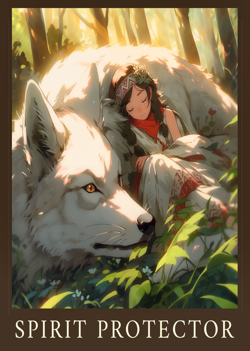 'Spirit Protector' Poster, picture, metal print, paint by Andira Putra ...