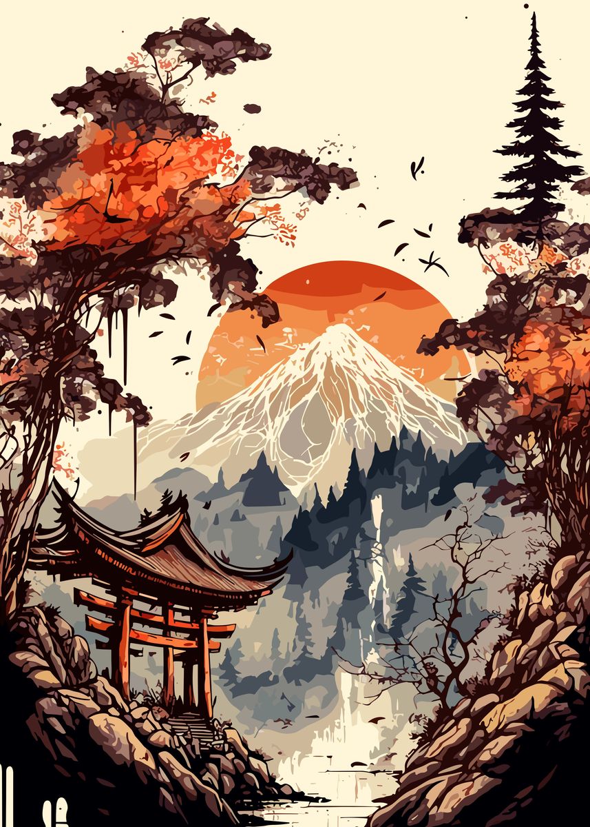 'samurai spirits' Poster, picture, metal print, paint by Slamet Riyadi ...