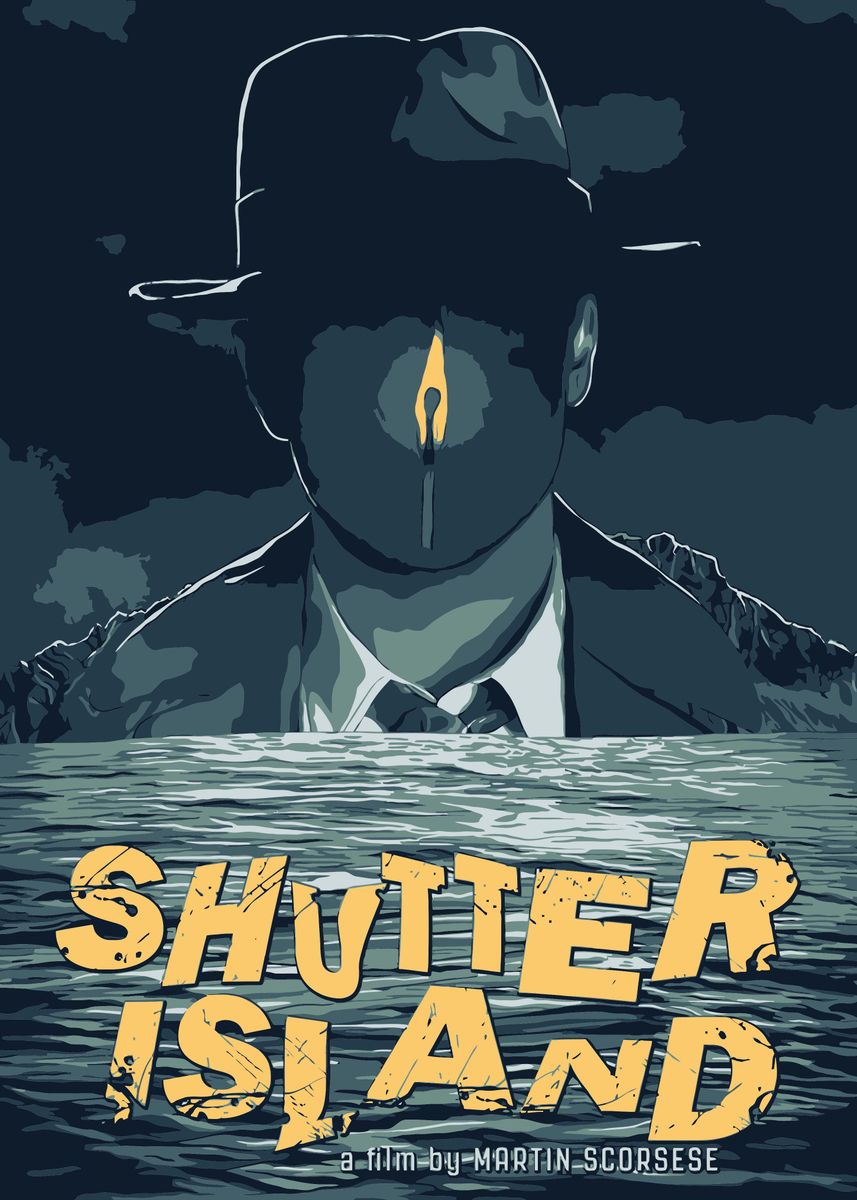 'The Shutter island' Poster, picture, metal print, paint by Amar Maruf ...