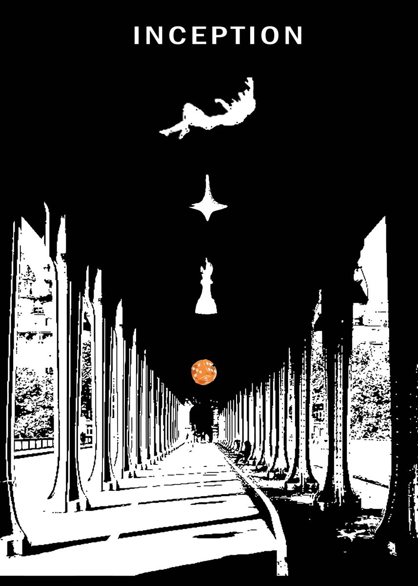 'Inception' Poster, picture, metal print, paint by Ace | Displate