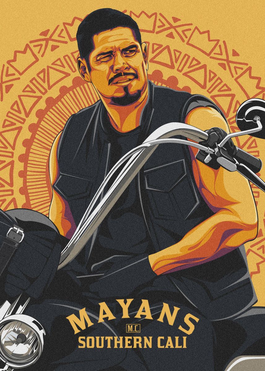 'Mayans MC ' Poster, picture, metal print, paint by Mark Andrew Sabas ...