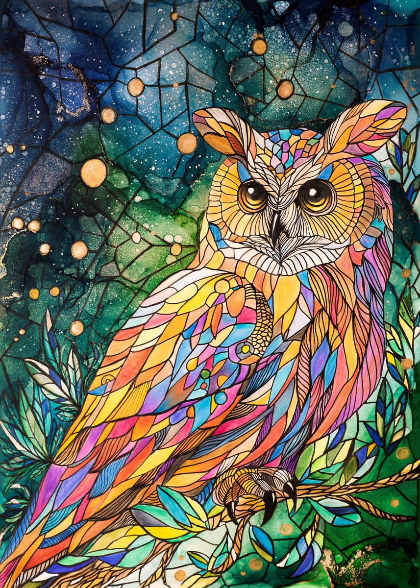 'Silent Sentinel' Poster, picture, metal print, paint by Olga Rogovets ...