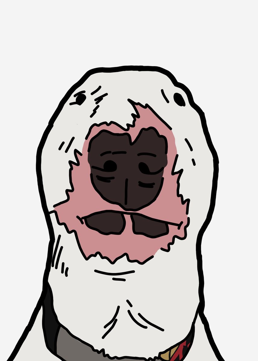 'Walter dog' Poster, picture, metal print, paint by ipart id | Displate