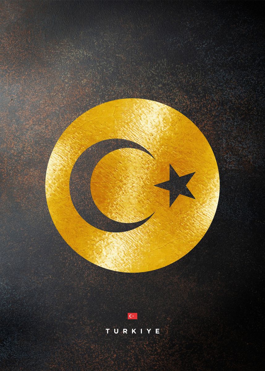 'turkiye' Poster, picture, metal print, paint by The Artnesia Posters ...