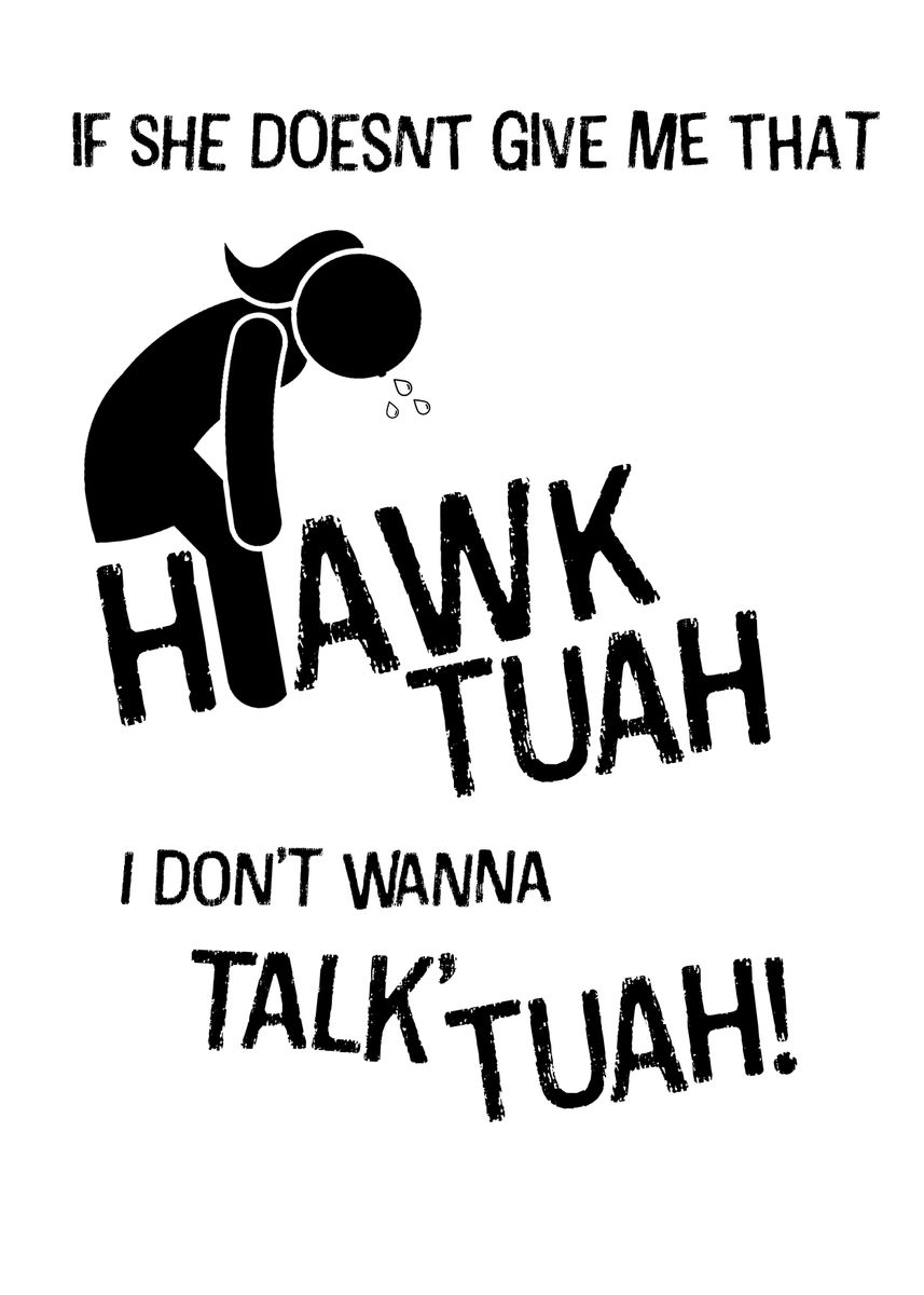 'Hawk Tuah 2' Poster, picture, metal print, paint by DM Photography ...