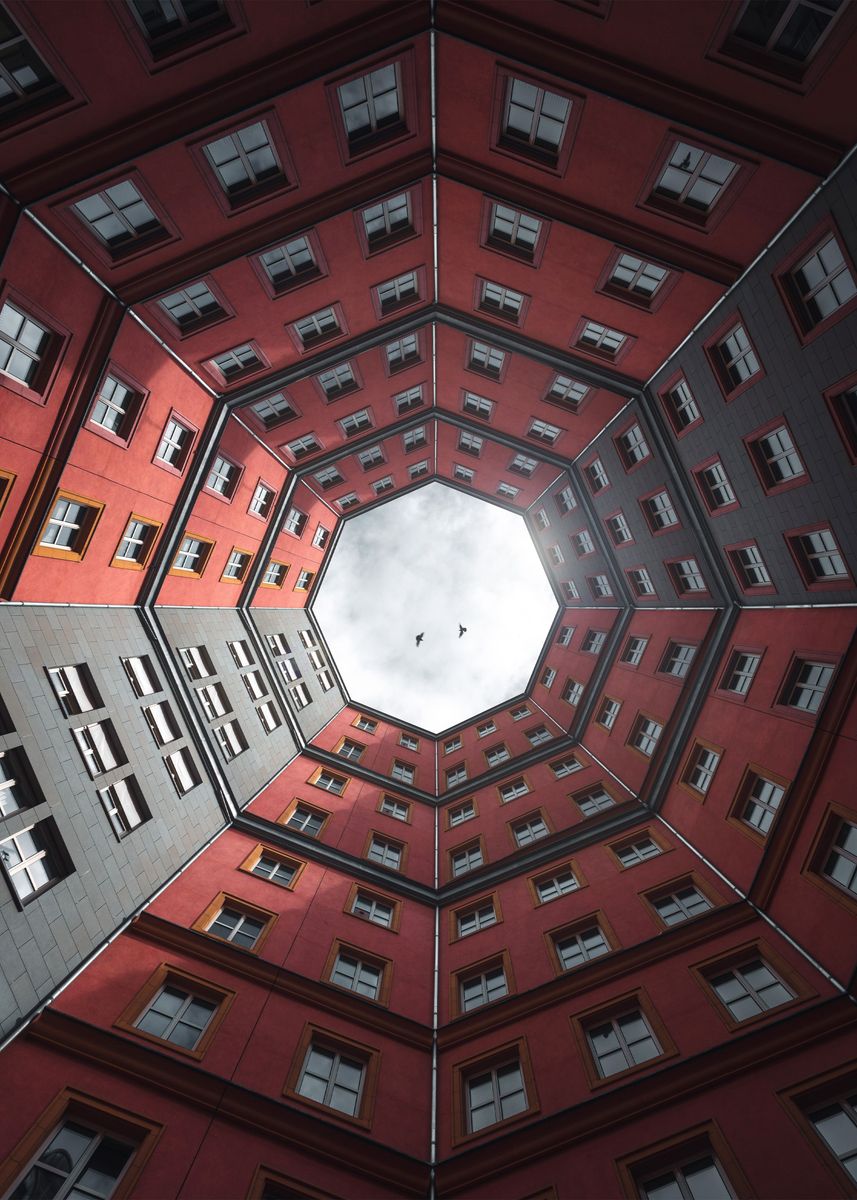 'Octagon View in Berlin' Poster, picture, metal print, paint by Stefan ...