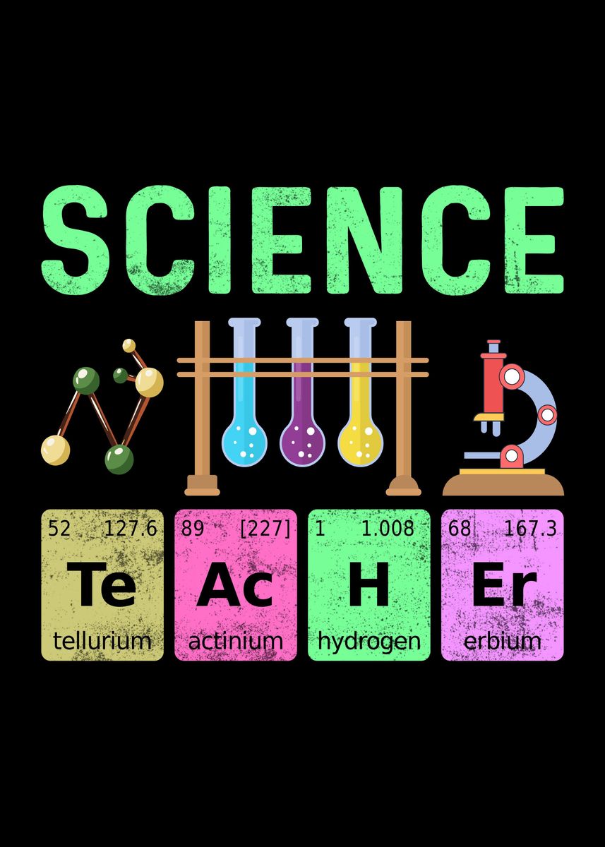 'science ' Poster, picture, metal print, paint by Biliacci | Displate