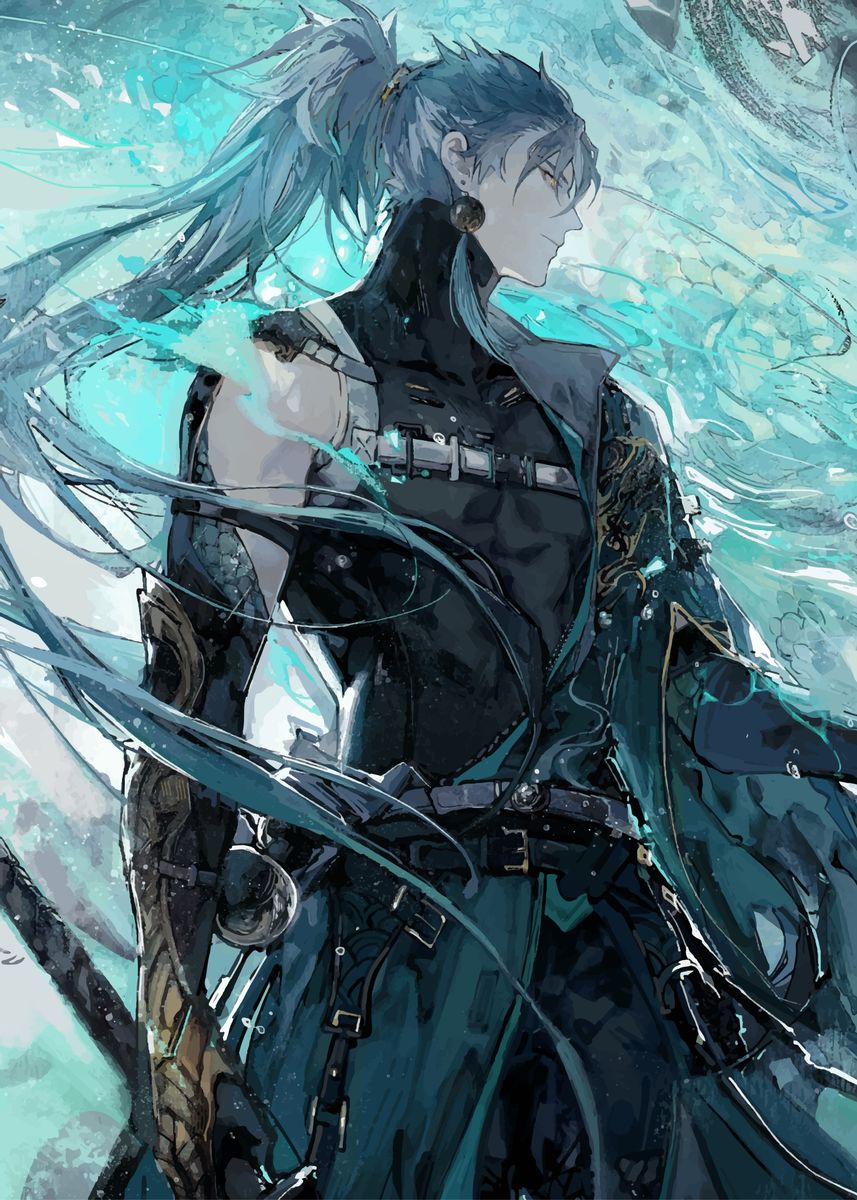 'Jiyan' Poster, picture, metal print, paint by Josh Boss | Displate