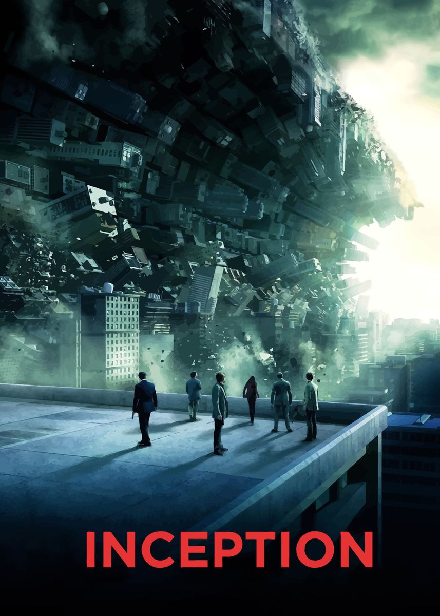'Inception' Poster, picture, metal print, paint by Ace | Displate